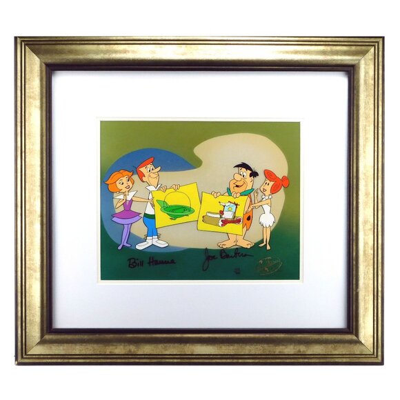 Hanna-Barbera | Art | Flintstones And Jetsons Signed Hannabarbera Limited Edition Cel | Poshmark